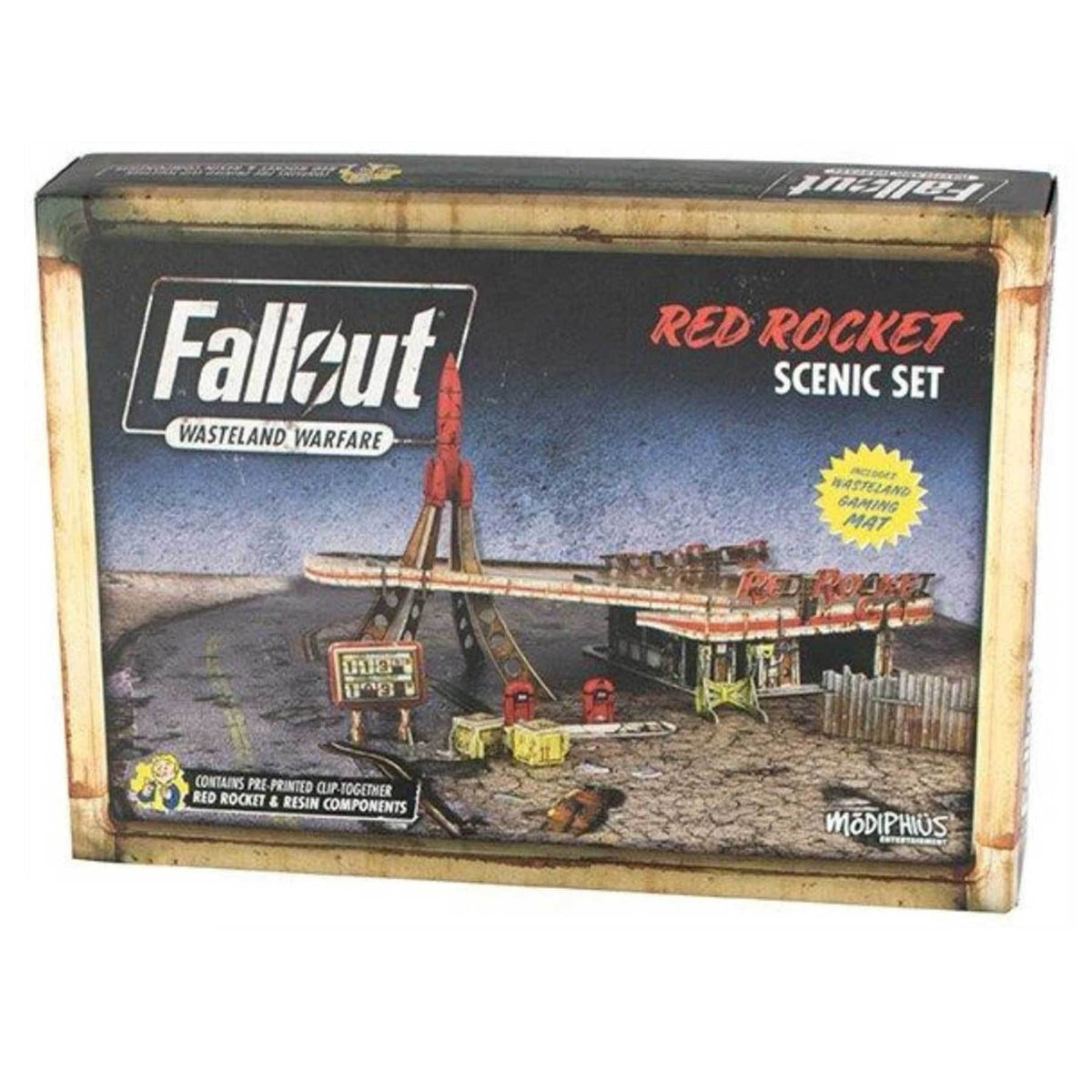 Fallout: Wasteland Warfare - Red Rocket Scenic Set – Sentinel Hobby and ...
